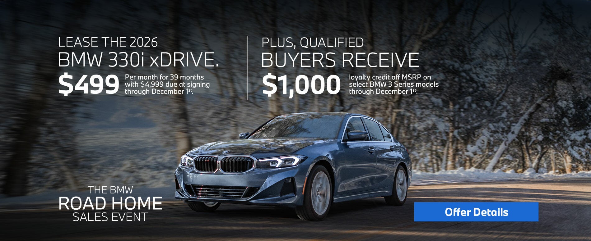 2026 BMW 3 Series Lease Offer | BMW of Devon Specials Devon, PA